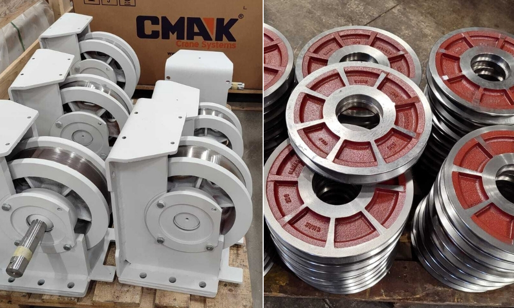End Truck Carriages, Wheel Blocks & Long Travel Systems - CMAK